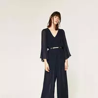 plisseret jumpsuit