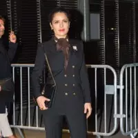 Salma Hayek in Saint Laurent