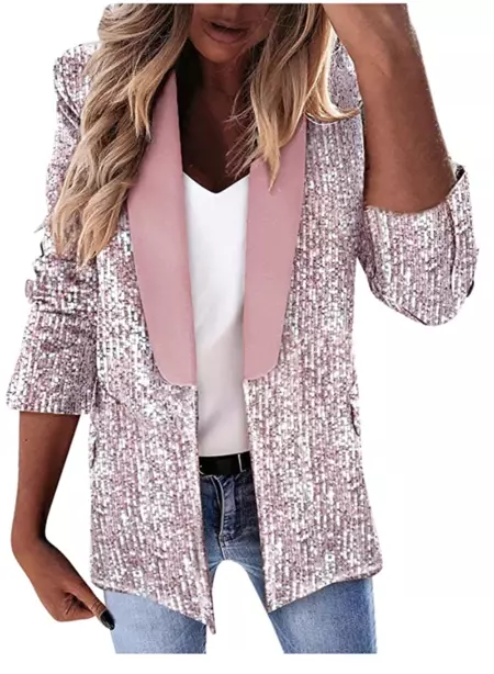 Comment porter le blazer à sequins et réussir