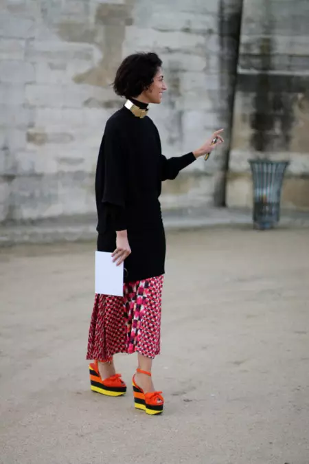 Street Style Paris Fashion Week: Anna Dello Russo nyaéta putri jalanan 102758_37