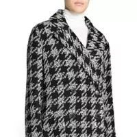 သရက်သီး houndstooth အင်္ကျီ