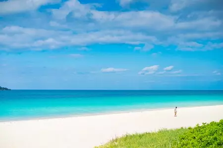 Praia de Yonaha Maehama Xapón