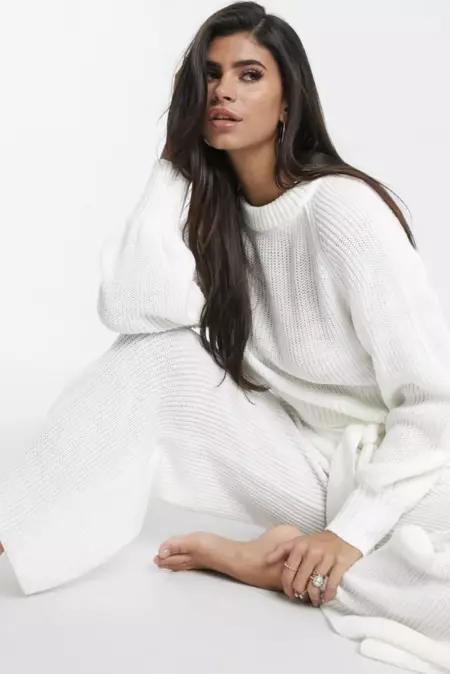 „Asos Design Premium Knit Comfort“ plačios kelnės