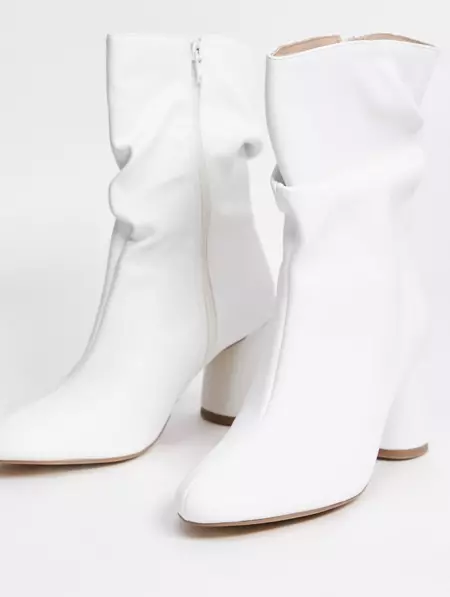 I-Public Desire Marshmallow Slouchy Boots In White