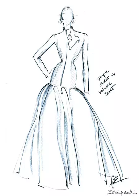 Lady Gaga Fil Custom Schiaparelli Haute Couture 1