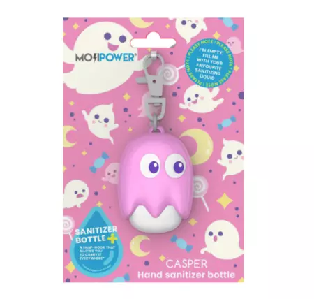 Bouteille de désinfectant pour les mains en forme de fantôme Mojipower