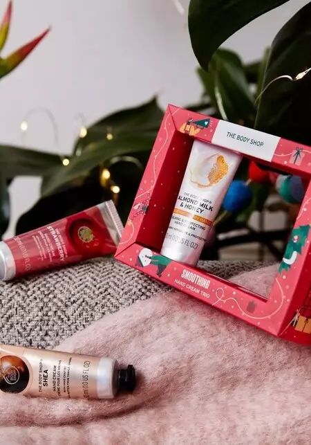 Trio de crèmes apaisantes pour les mains The Body Shop