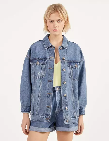 Куртаҳои Denim Bershka