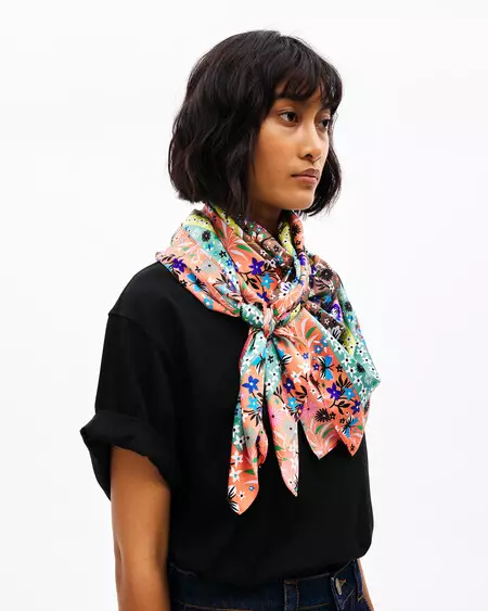 Naka-print na Scarves Bimba Y Lola 04