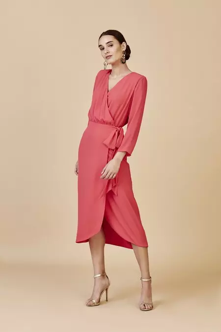 Coral Benetta Dress