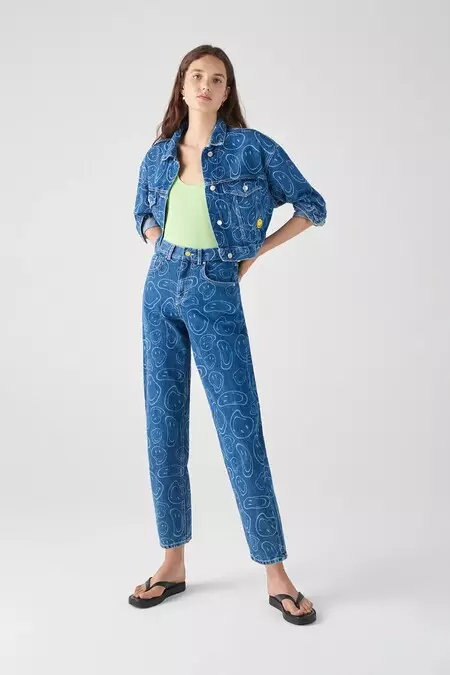 بېسىلغان Jeans