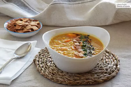 Soupe égyptienne aux lentilles rouges