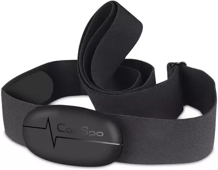 CooSpo Obi Rate Band Bluetooth 4.0 Ant+ Nyochaa ihe mmetụta ọnụego obi dakọtara na Garmin Wahoo Zwift Endomodo na ndị ọzọ.