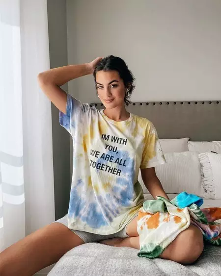 Tie-dye print