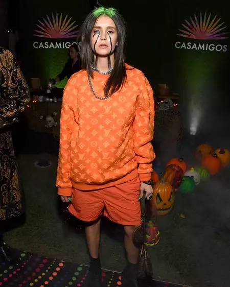 Nina Dobrev Billie Eilish Halloween 2019 01