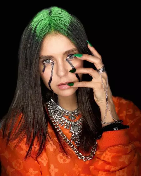 Nina Dobrev Billie Eilish Helovinas 2019 03