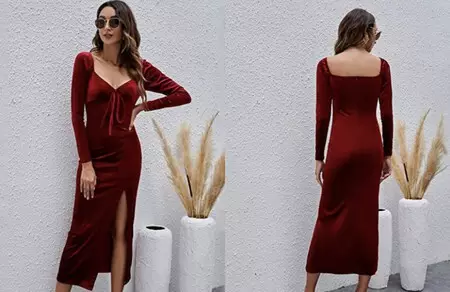 Amazon Velvet Dress