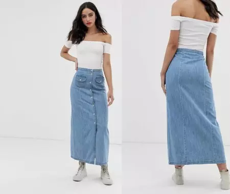 New Project 12long denim skirt