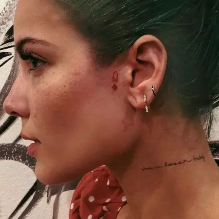 Halsey Queen Hearts-tatoeage