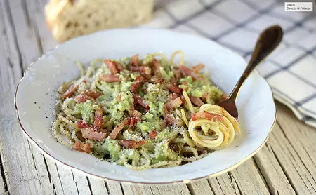 Avocado Spaghetti Carbonara