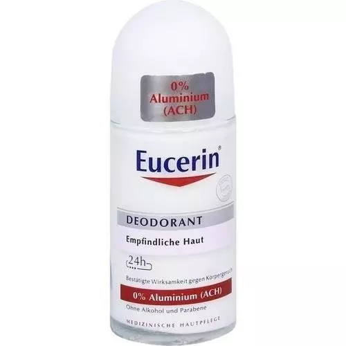 Deodorant Eucerin Gan Salainn Alúmanam, 50ml.