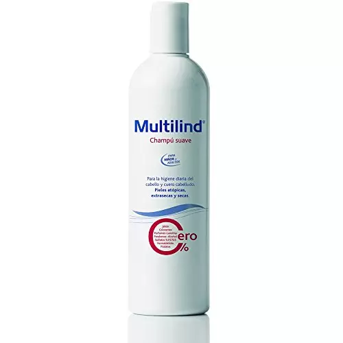 Multilind මෘදු ෂැම්පු - 400 ml. හිසකෙස් සහ සංවේදී හිස්කබලේ ආක්‍රමණශීලී නොවන සනීපාරක්ෂාව සඳහා හයිපෝඇලර්ජෙනික් ෂැම්පූ