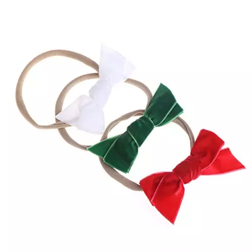 Lunji 3 Pcs Velvet Elastic Hair Bands