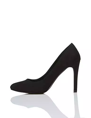 FIND Court Heeled Shoes, Black Black, 36 EU