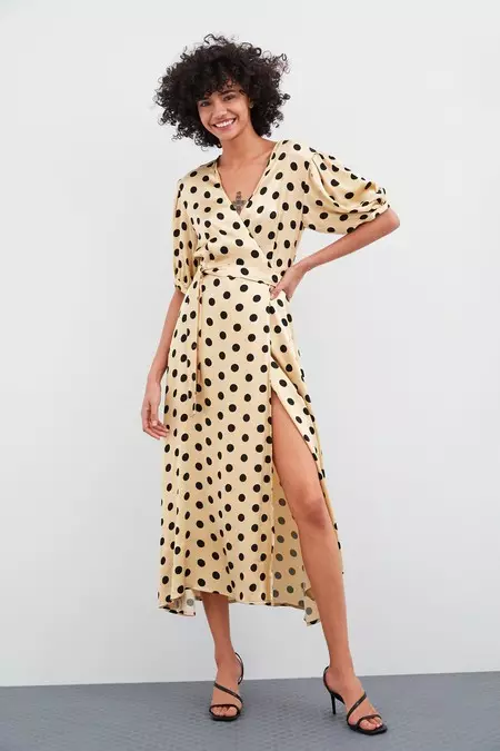 polka dot jurk