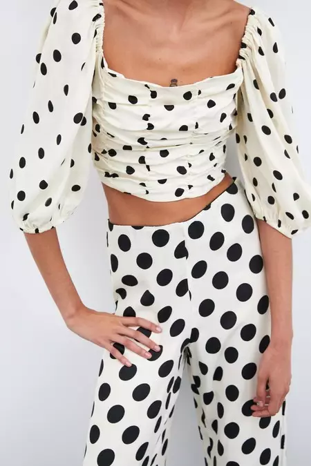 polka dot t-shirt