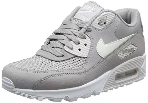 Nike Air Max 90 Se, Lieta tsa Basali tsa Boikoetliso ba Boikoetliso, Bohlooho (Atmosphere Grey/White/Vast Gray 005), 36.5 EU