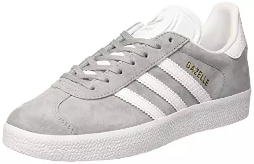 adidas Gazelle W၊ အမျိုးသမီး အားကစားဖိနပ်၊ မီးခိုးရောင် ((Grimed/Ftwbla/Dormet), 42 EU