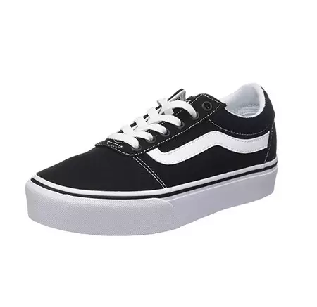 Vans Black Platform Amazon Back To School