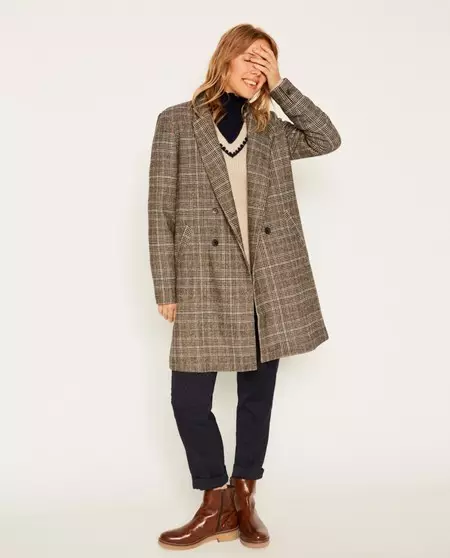 Male Plaid Coat