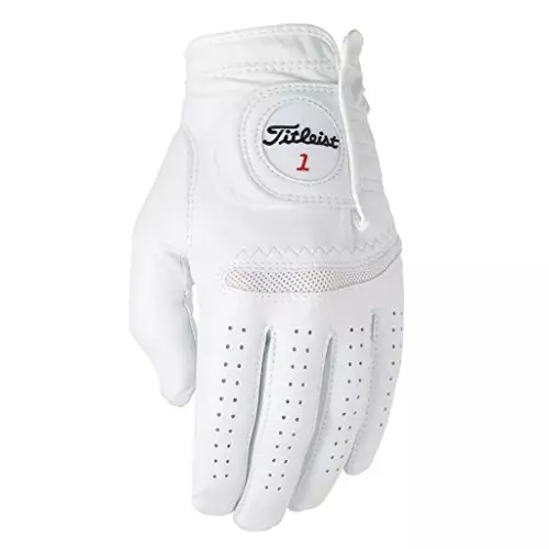 TITLEIST Perma- මෘදු - අත්වැසුම්, වර්ණය සුදු, ප්‍රමාණය L