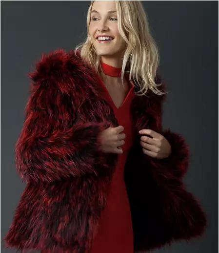 Trucco Burgundy Fur Jacket