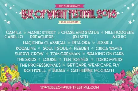 festival isle of wight cartell 2018