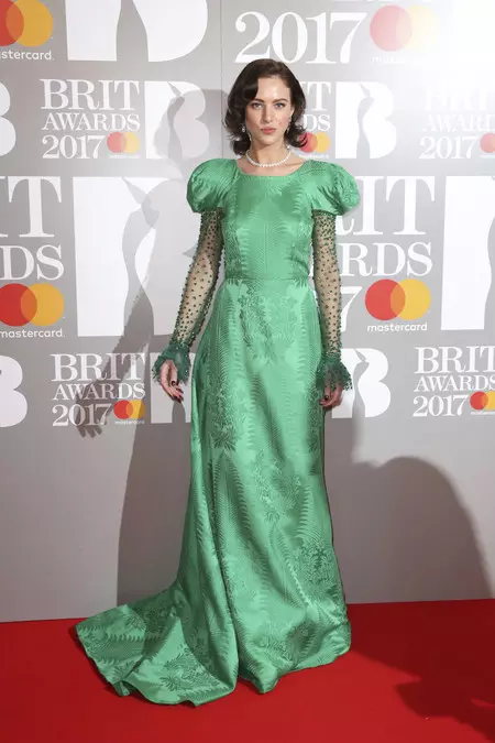 Nejhůře oblečená Eliza Cummings Brit Awards 2017