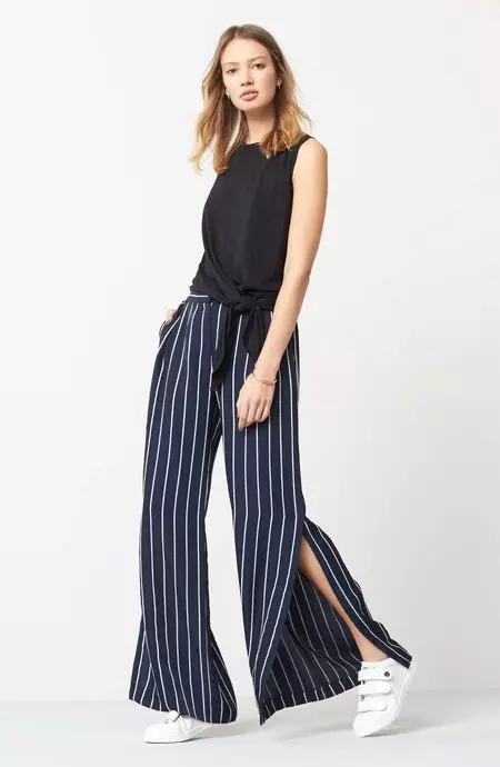 slide slit trousers opens street style shopping