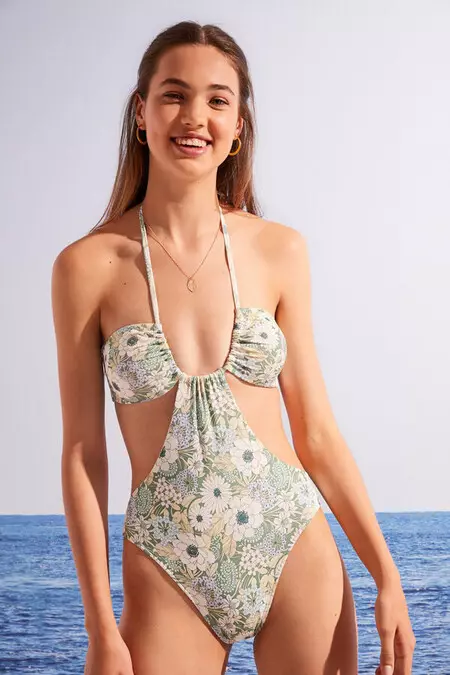 Trikini Flowers Green