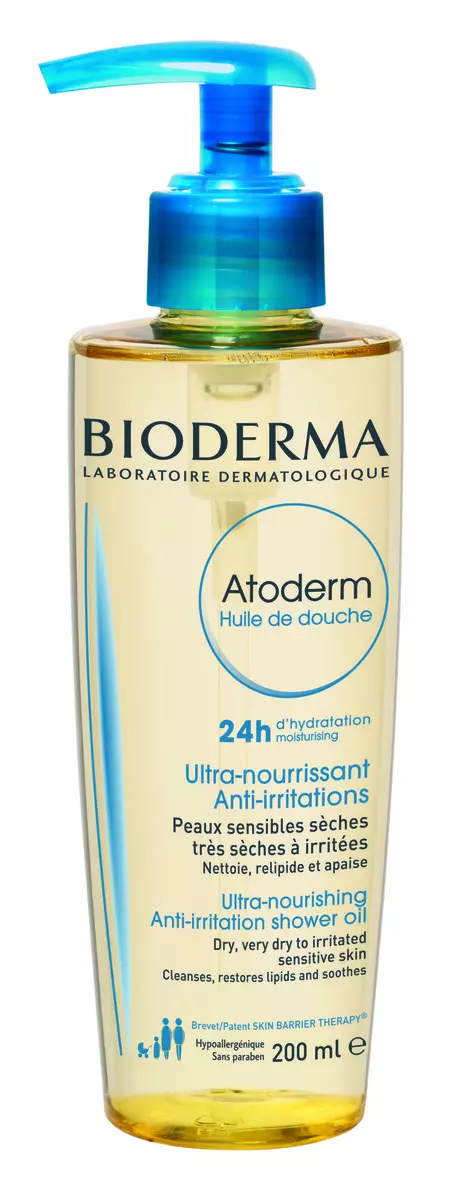 sprchové přípravky bioderma pro péči o pokožku