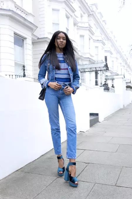 Zara Denim Jacket Natasha Ndlovu