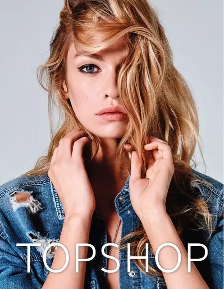 Stella Maxwell Topshop ჯინსის გაზაფხული ზაფხული 2017 კამპანია03