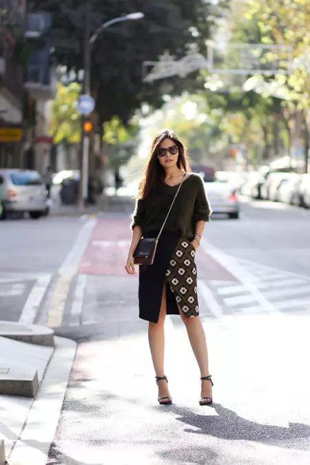 Sweater Skirt Trend Dixuye Stîla Kolane 3