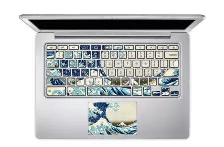 Berømte malerier Keyboard Stickers Tastaturbilleder 4