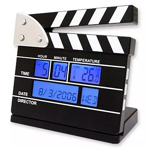 Režiser filma Budilka Clapperboard v mini velikosti