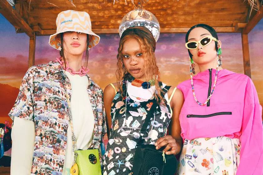 Bimba y Lola's craziest campaign has the most striking garments and the most colorful maxi version accessories