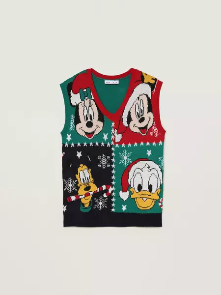 Lefties Christmas Knitted Vest From C Disney 17 99euros