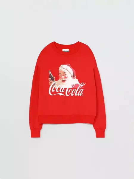 Lefties Coca Cola Christmas Sweatshirt 12 99euros