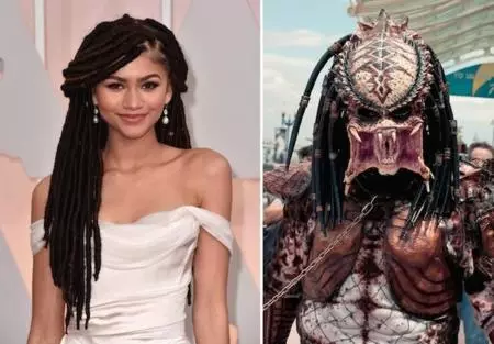 Zendaya Predator Meme Oskars 2015